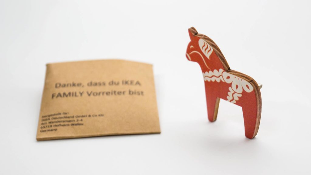 IKEA – Dala horse pin – IFG GmbH – Innovative Marketing Solutions